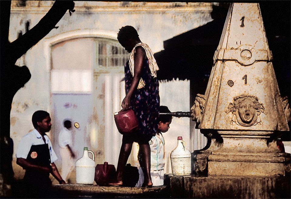 Sao Tomé bells Pastel and Canvas